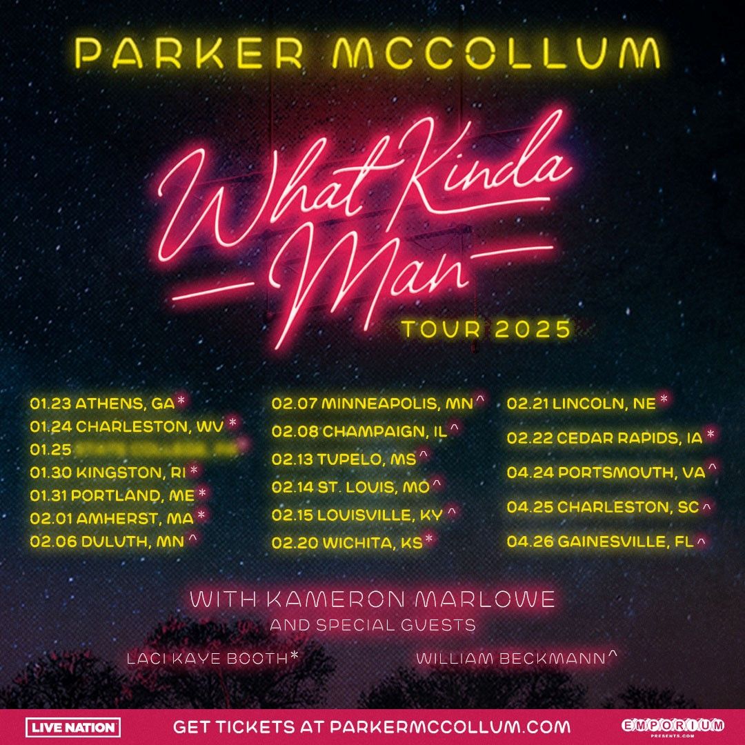 Parker McCollum Announces 2025 Dates for 'What Kinda Man Tour' - Parker ...